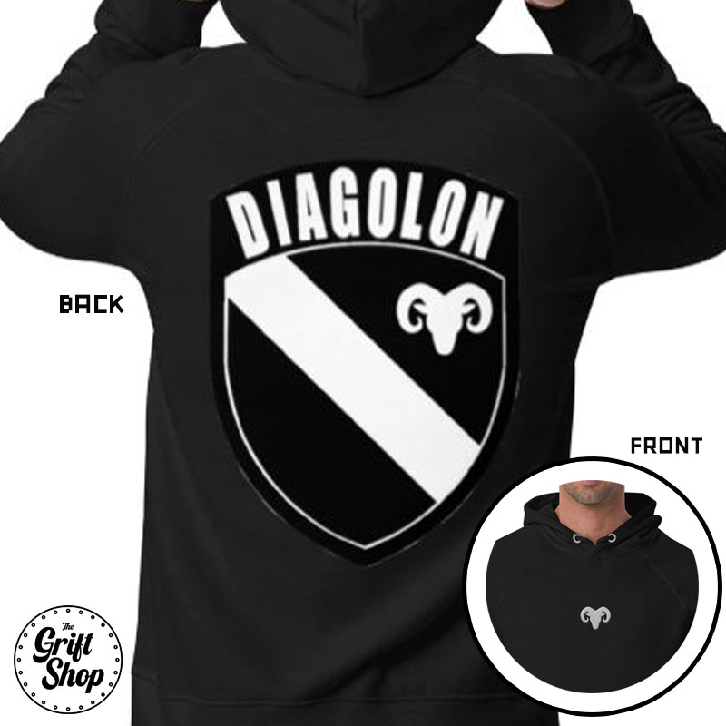 Diagolon Shield and Goat Hoodie • The Grift Shop